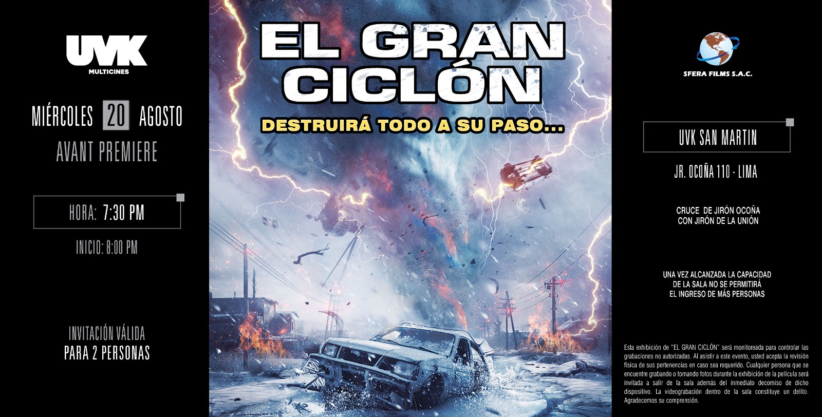 “El Gran Ciclón”: la tormenta más espectacular del cine llega este 21 ...